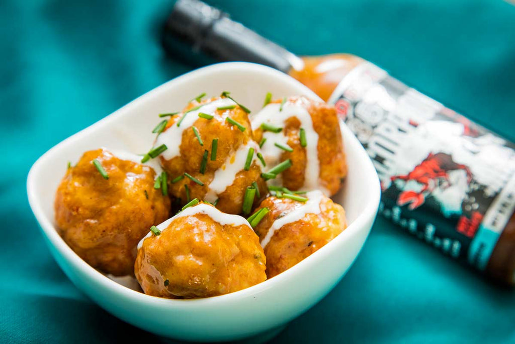 Badass BBQ Chicken Meatballs | chicken meatballs, Mad Dog 357 Scorpion ...