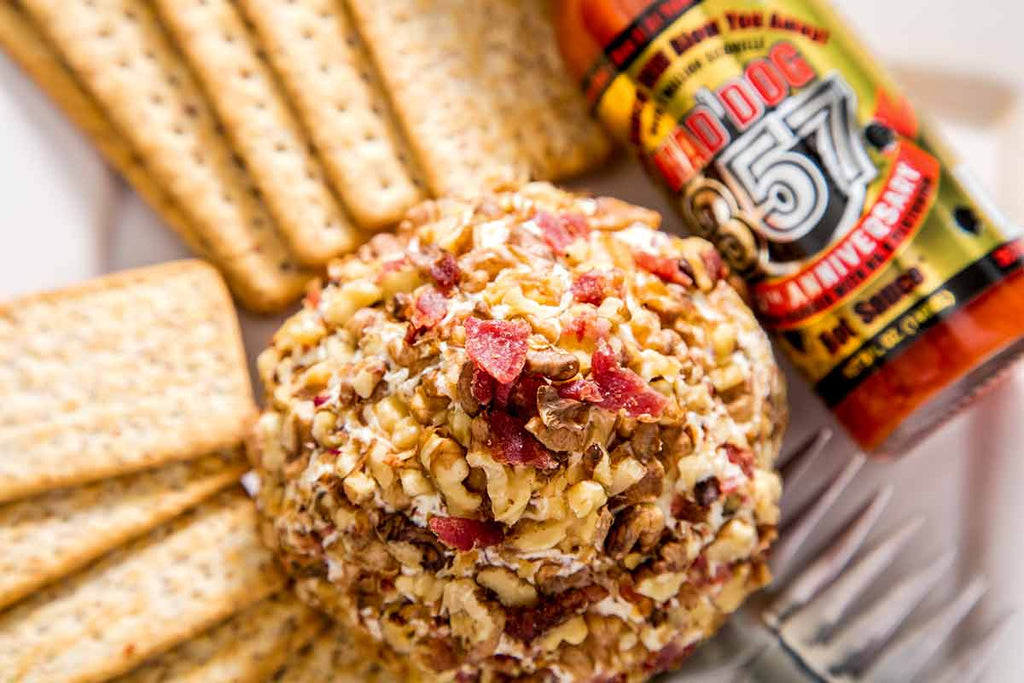 Burning Bacon Cheese Ball | Bacon Cheese Ball, Gold, Mad Dog 357 Gold ...