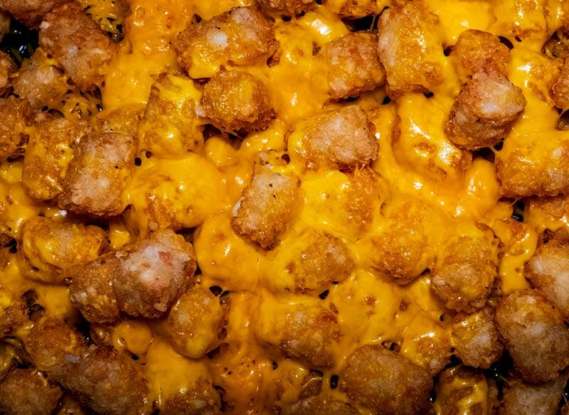 Cheesy Potato Puff Tater Tot Smash | Cheesy Potato Puff Tater Tot Smash ...