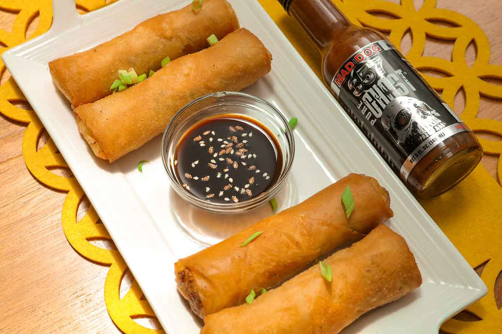 Crispy Ghost Rolls | Egg Roll, Mad Dog 357 Pure Ghost Hot Sauce and ...