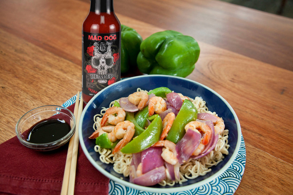Spicy Stir-Fry with Mad Dog 357 Reaper Sriracha Hot Sauce | maddog357 ...