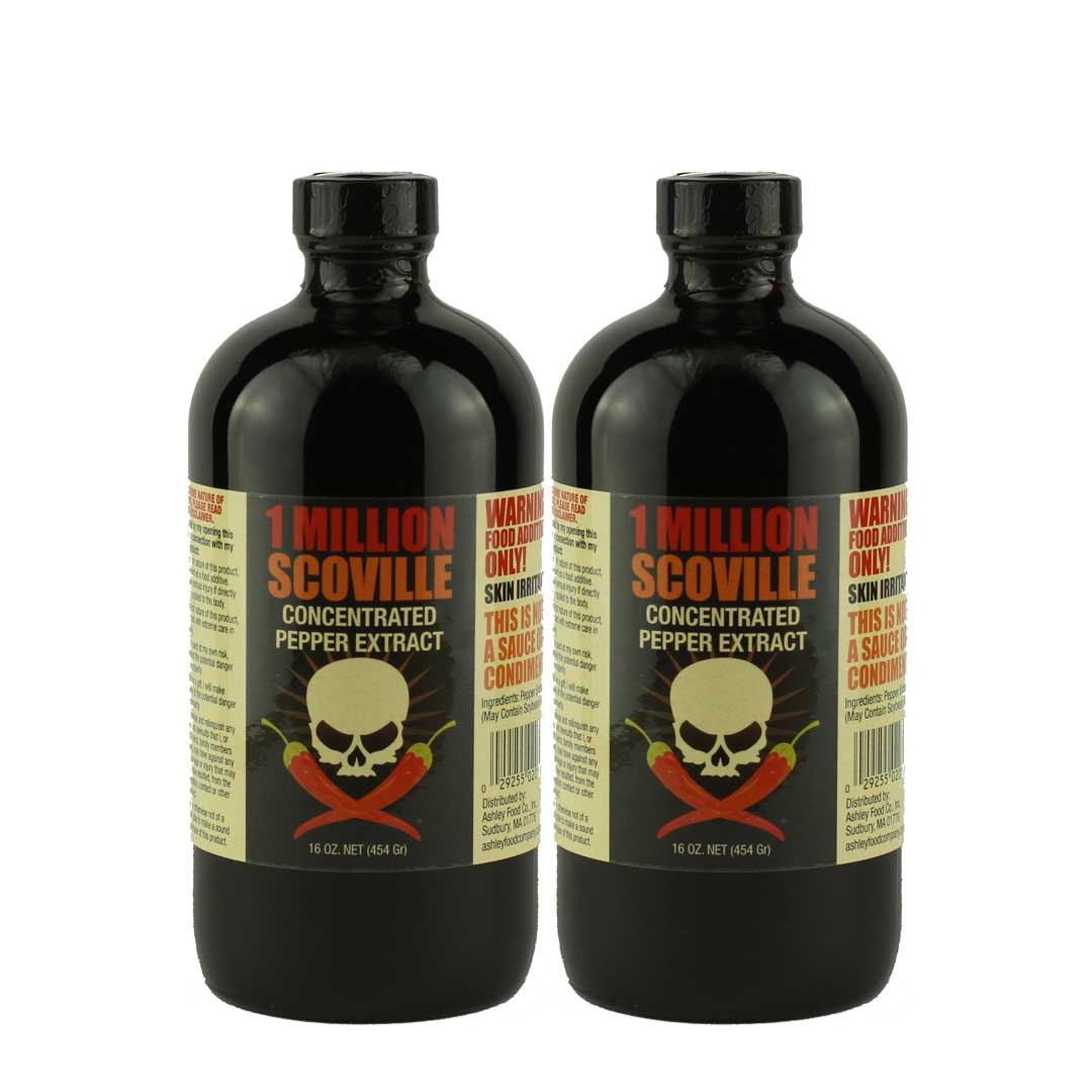 1 Million Scoville Pepper Extract 16oz - 2 Bottle Pack | Hot Pepper ...